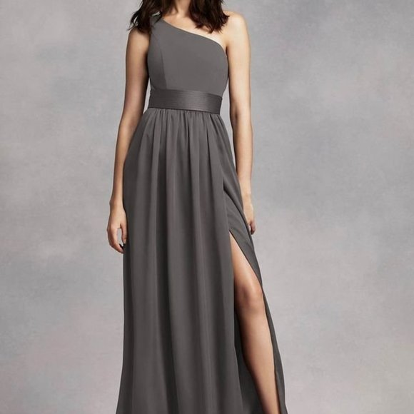 Vera Wang | Dresses | Charcoal Vera Wang Bridesmaid Dress | Poshmark